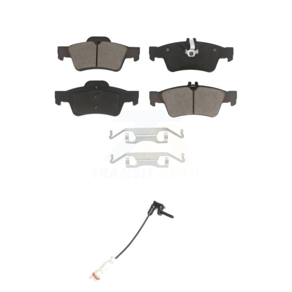 CMX Rear Ceramic Disc Brake Pads and Wear Sensors Kit for Car 2003 ...