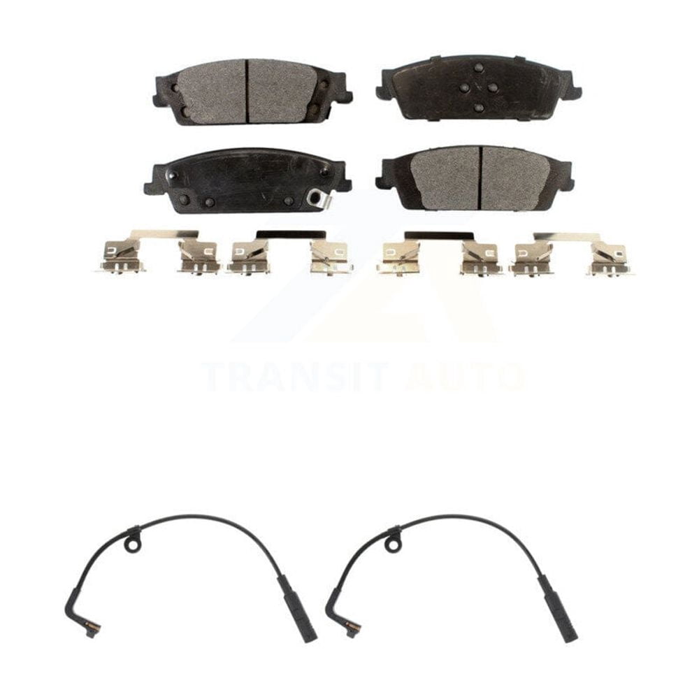 TEC Rear Ceramic Disc Brake Pads and Wear Sensors Kit for Car 2019 ...