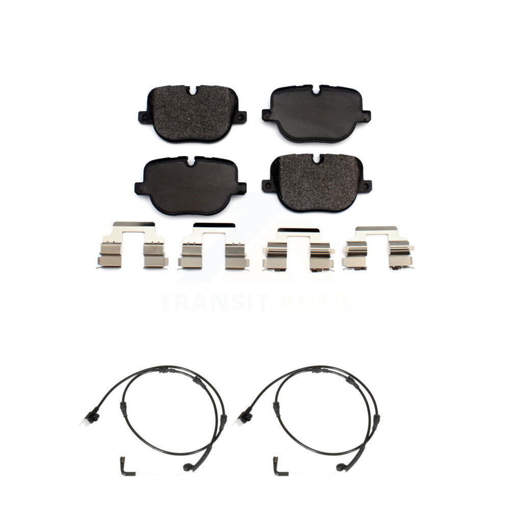 TEC Rear Ceramic Disc Brake Pads and Wear Sensors Kit for Car 2010-2013 ...
