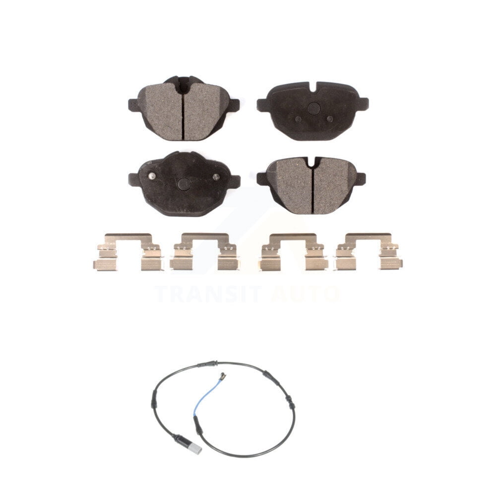 TEC Rear Ceramic Disc Brake Pads and Wear Sensors Kit for Car BMW 535i ...