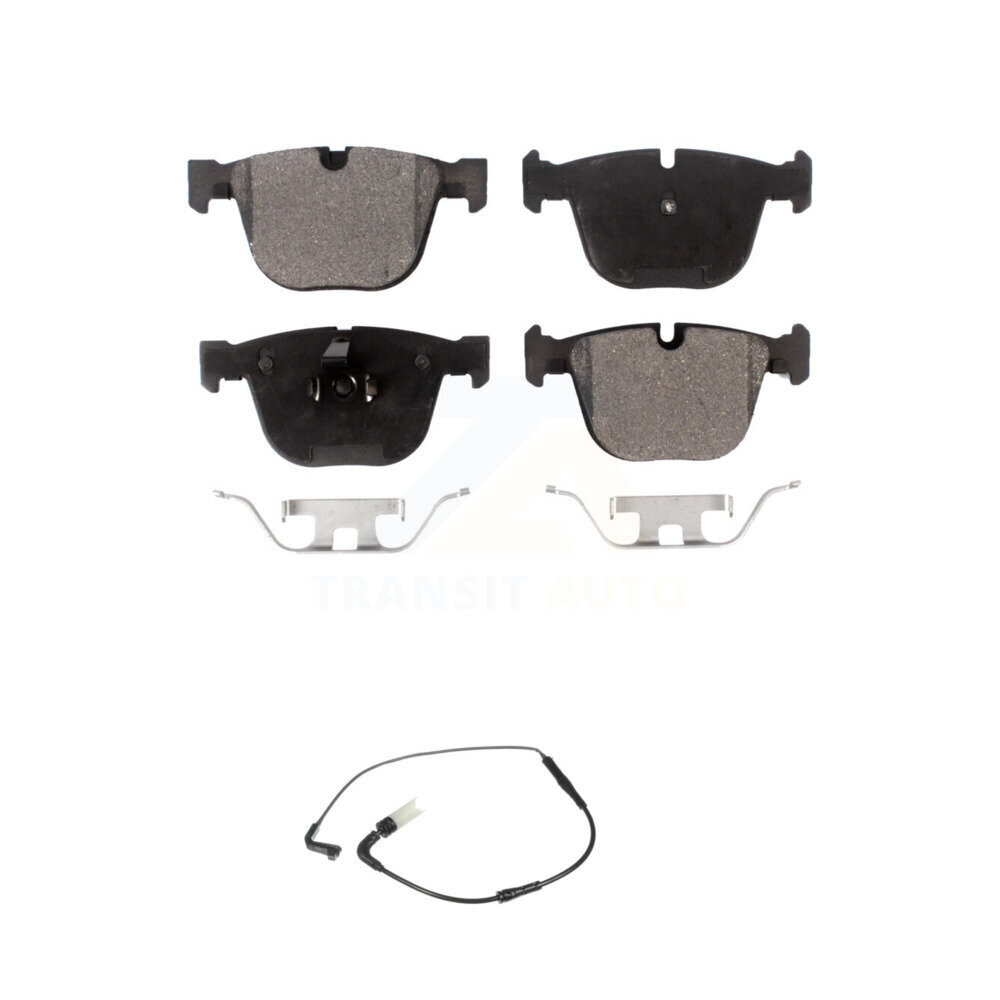 TEC Rear Ceramic Disc Brake Pads and Wear Sensors Kit for Car BMW 650i ...