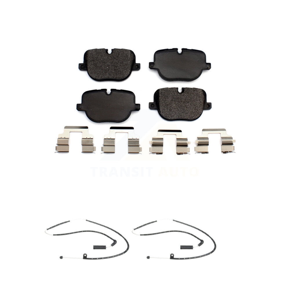 TEC Rear Ceramic Disc Brake Pads and Wear Sensors Kit for Car Land ...