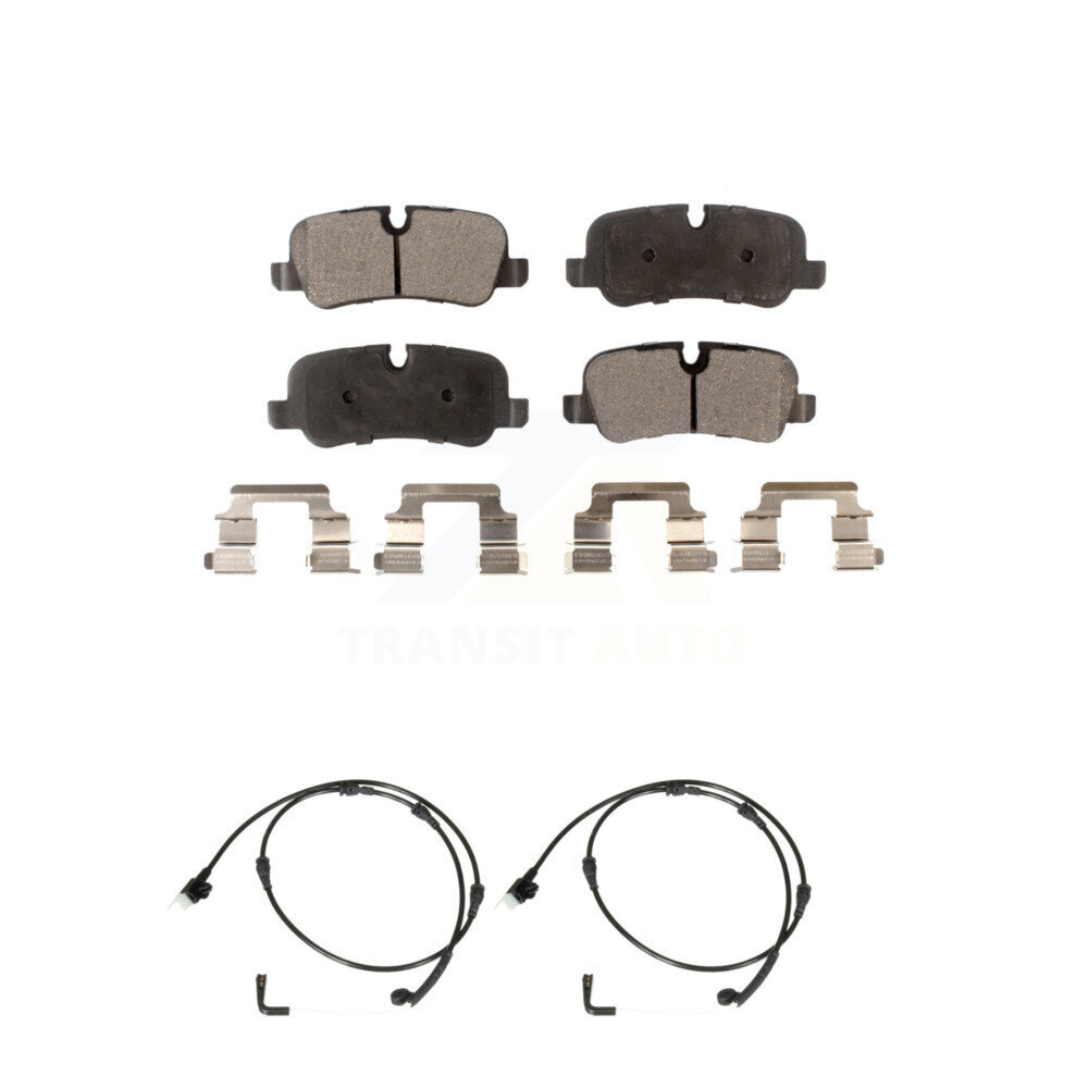 TEC Rear Ceramic Disc Brake Pads and Wear Sensors Kit for Car Land ...