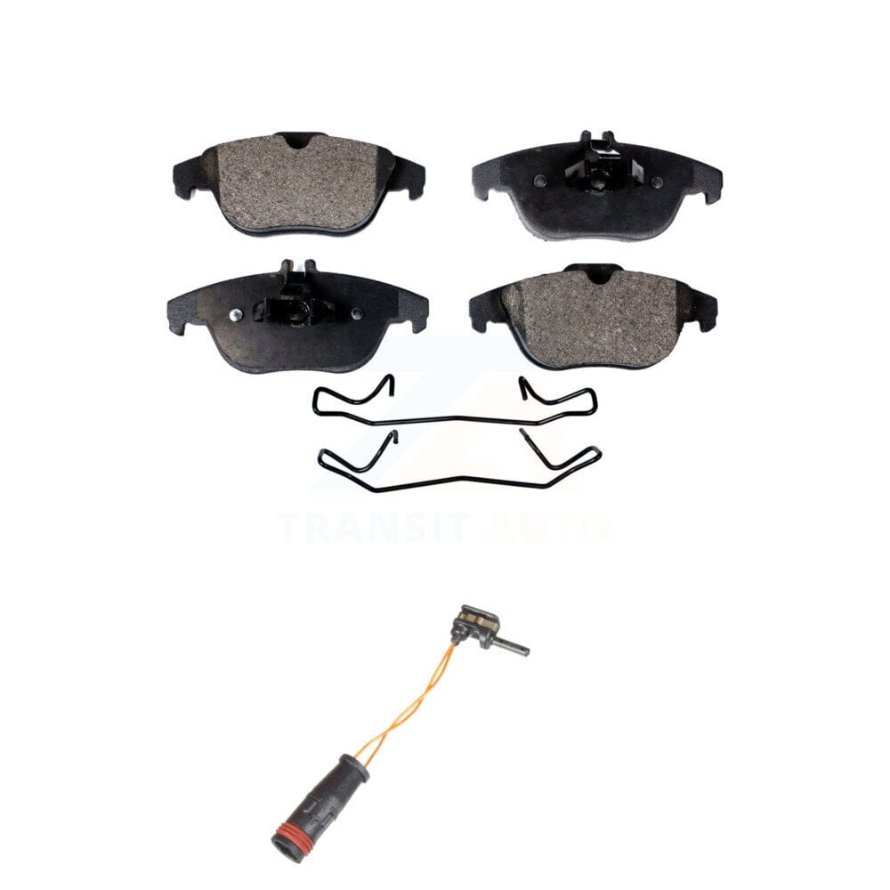 TEC Rear Ceramic Disc Brake Pads and Wear Sensors Kit for Car Mercedes ...