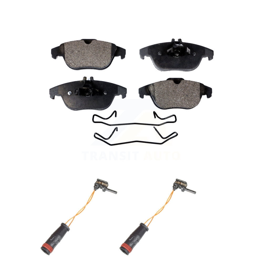TEC Rear Ceramic Disc Brake Pads and Wear Sensors Kit for Car Mercedes ...