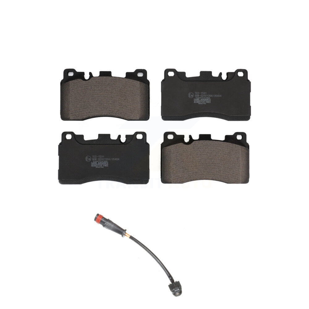 TEC Rear Ceramic Disc Brake Pads and Wear Sensors Kit for Car Mercedes ...