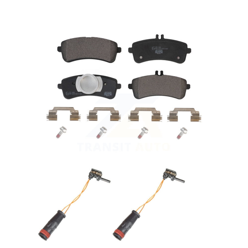 TEC Rear Ceramic Brake Pads & Wear Sensors Kit for Mercedes-Benz S63 ...