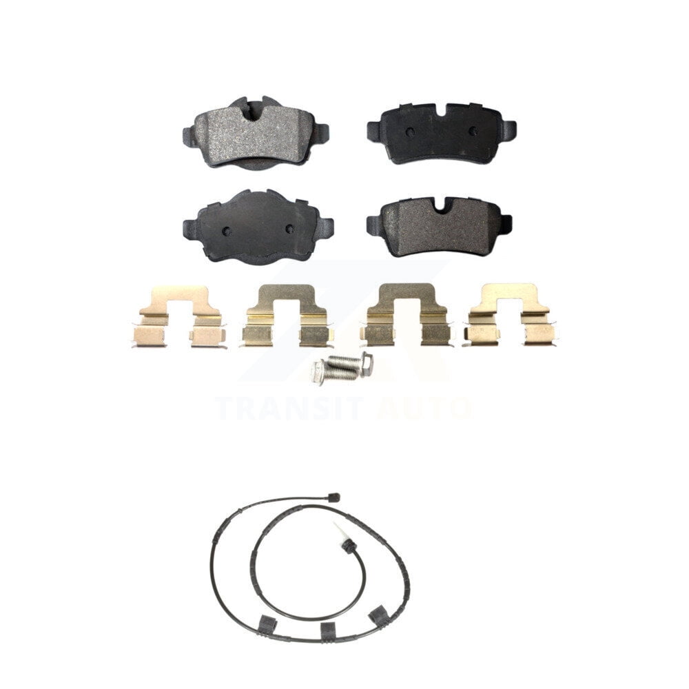 TEC Rear Ceramic Disc Brake Pads and Wear Sensors Kit for Car Mini ...