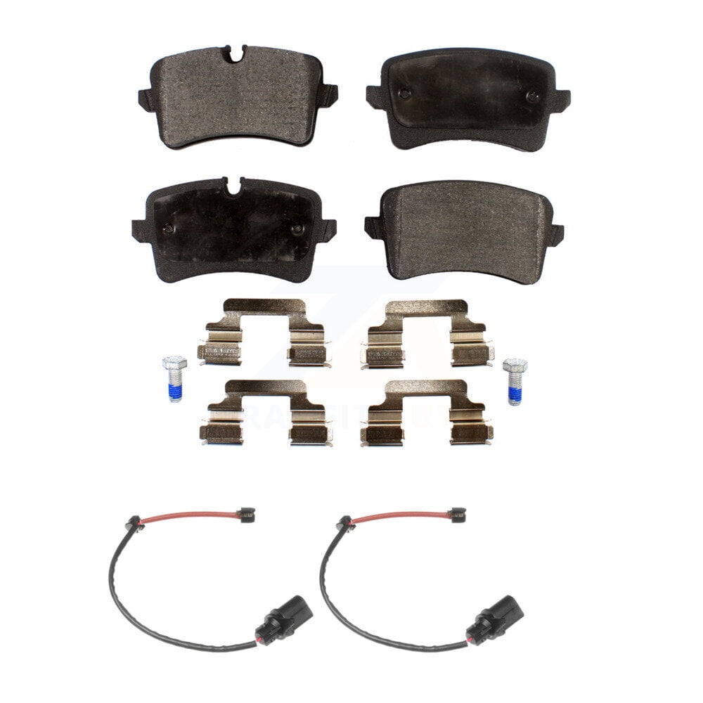 TEC Rear Ceramic Disc Brake Pads and Wear Sensors Kit for Car Porsche ...