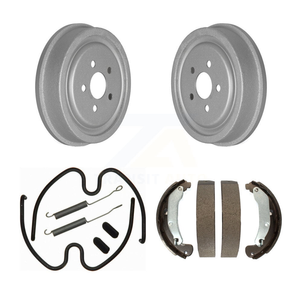 Transit Auto Rear Coated Brake Drum Shoes Spring Kit for Car 2003-2005 ...