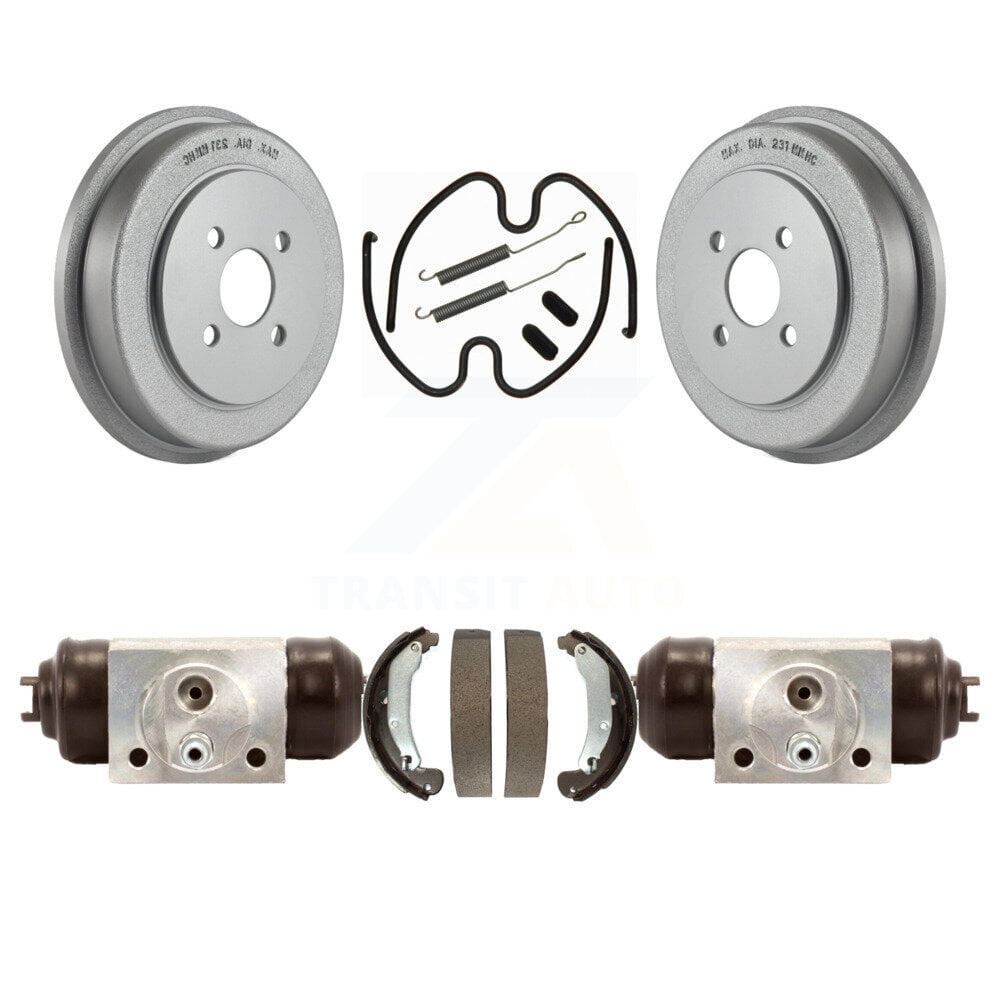 Transit Auto Rear Coated Brake Drum Shoes Spring and Cylinders Kit for Car Chevrolet Cobalt ...