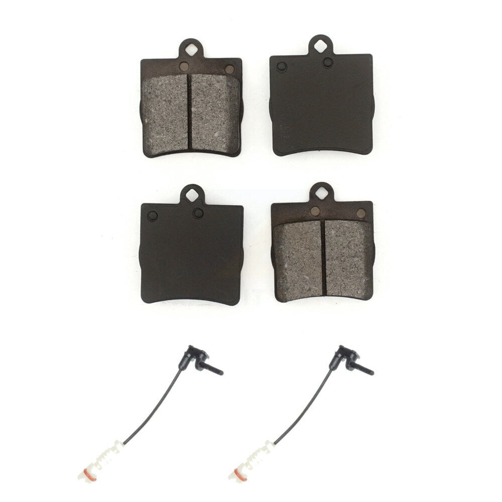 SIM Rear Semi-Metallic Disc Brake Pads and Wear Sensors Kit for Car ...