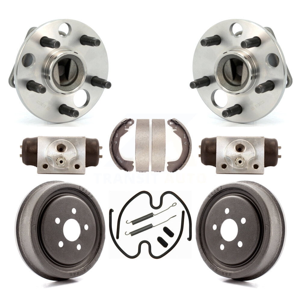 Transit Auto Rear Wheel Cylinders and Drum & Shoes Hub Bearing Assembly ...