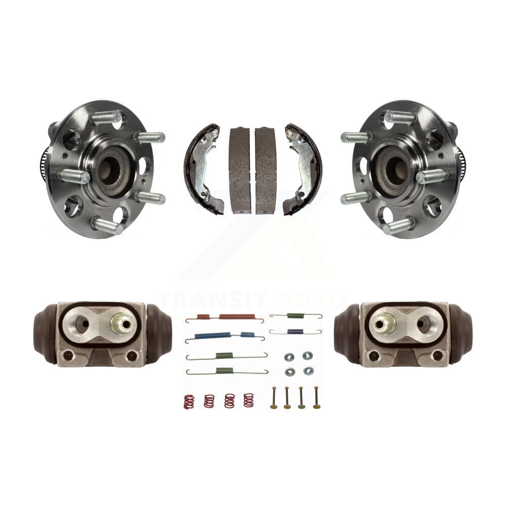 Transit Auto Rear Wheel Cylinders and Drum Shoes Hub Bearing Assembly ...