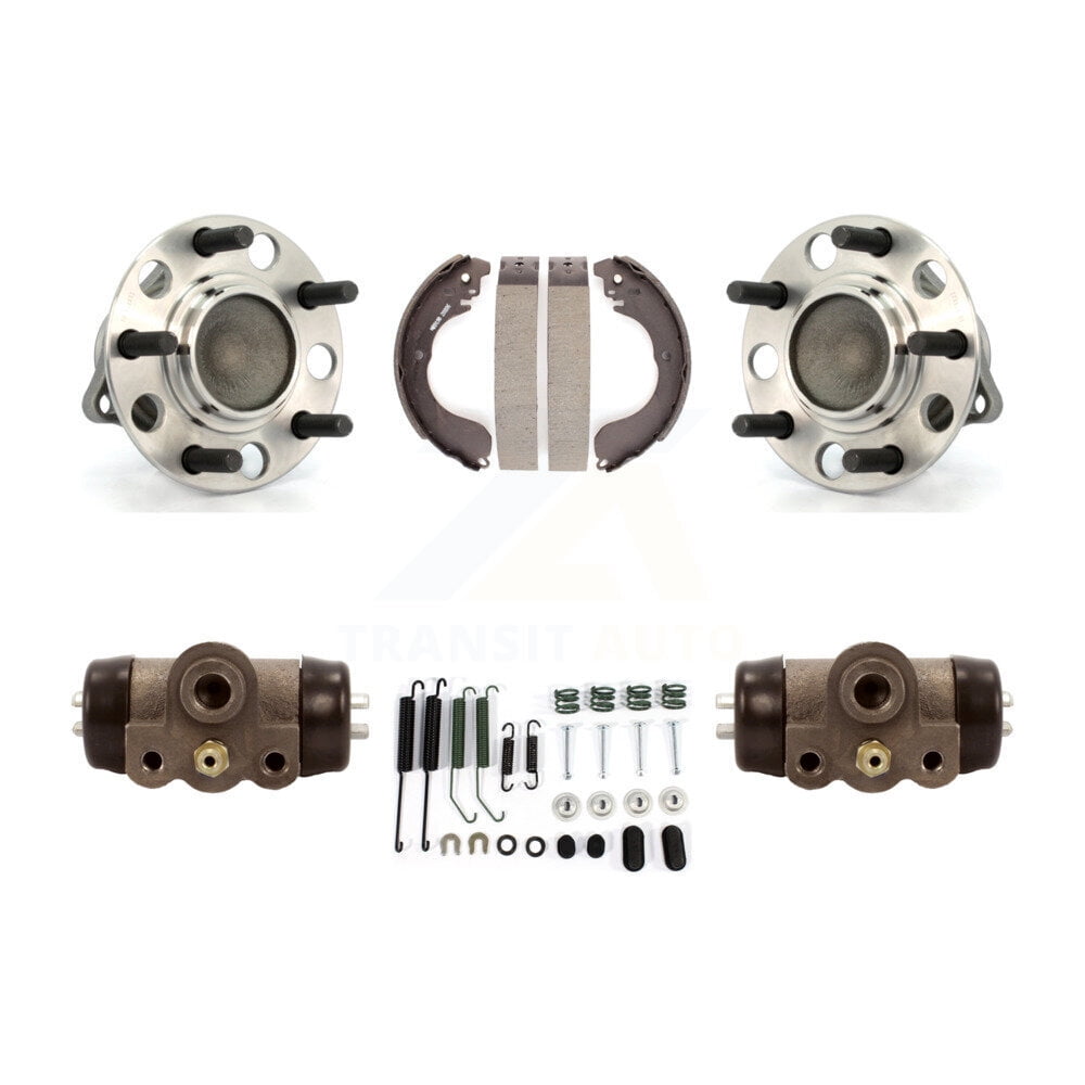 Transit Auto Rear Wheel Cylinders and Drum Shoes Hub Bearing Assembly ...