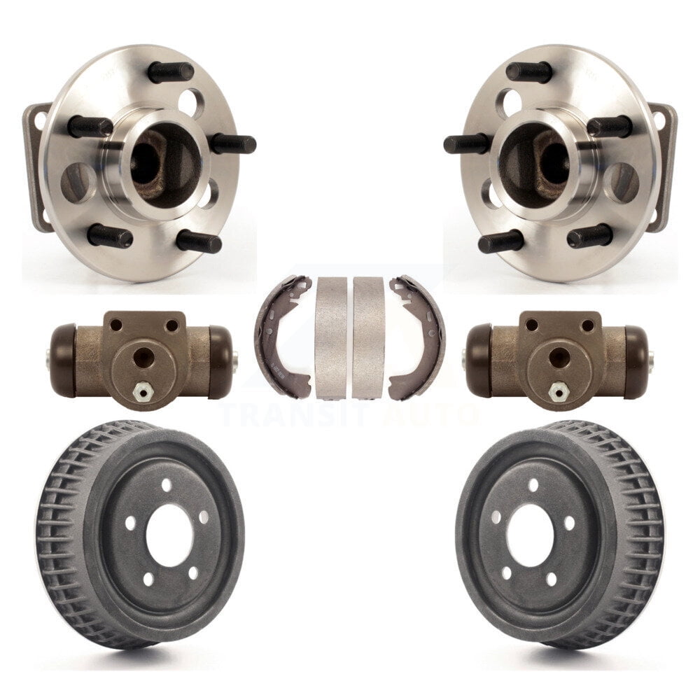 Transit Auto Rear Wheel Cylinders and Drum & Shoes Hub Bearing Assembly ...