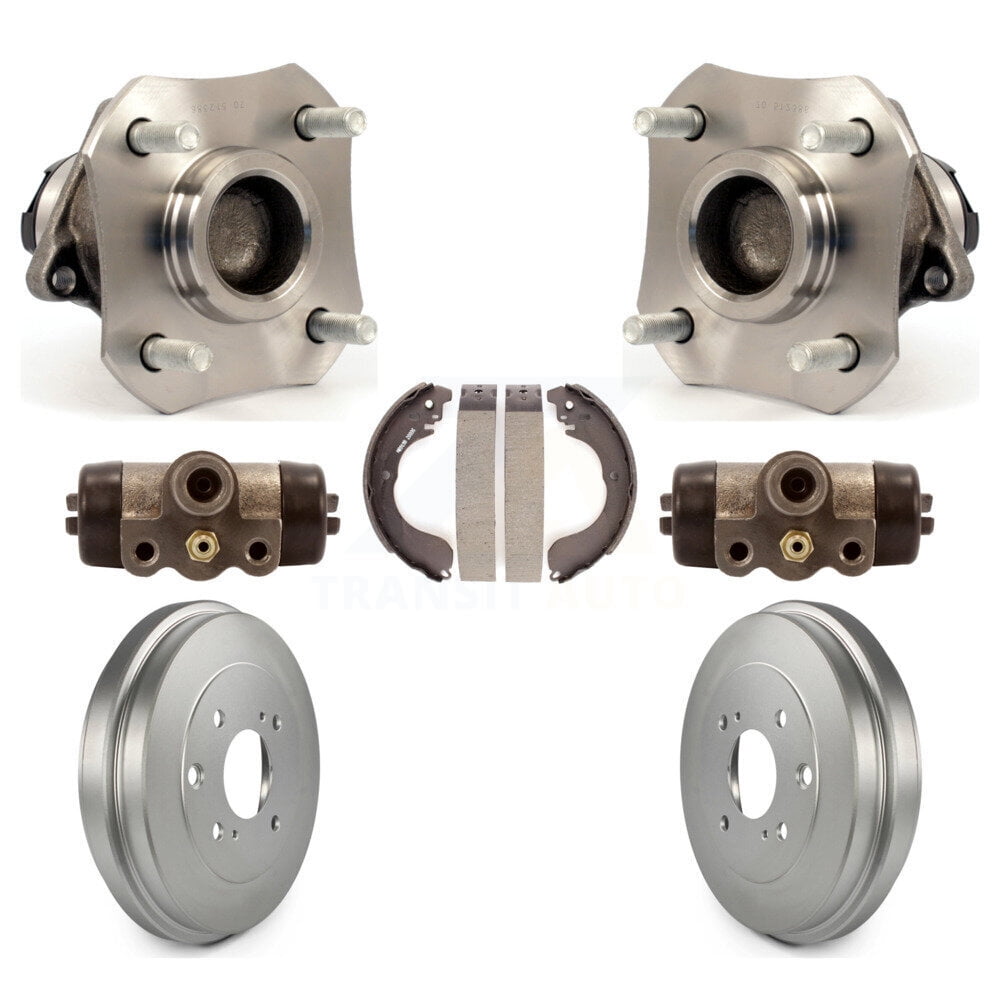 Transit Auto Rear Wheel Cylinders & Drum Kit - Nissan Versa - Walmart.com