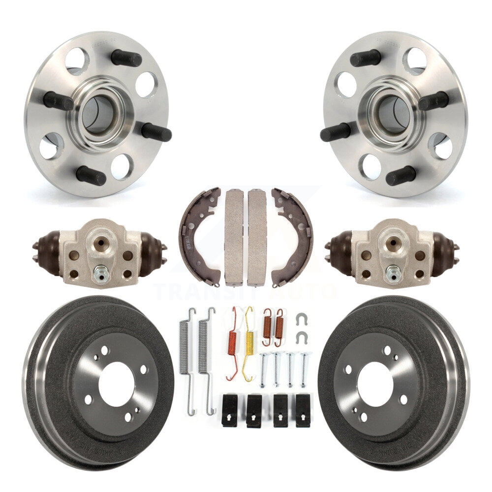 Transit Auto Rear Wheel Cylinders and Drum & Shoes Hub Bearing Assembly ...