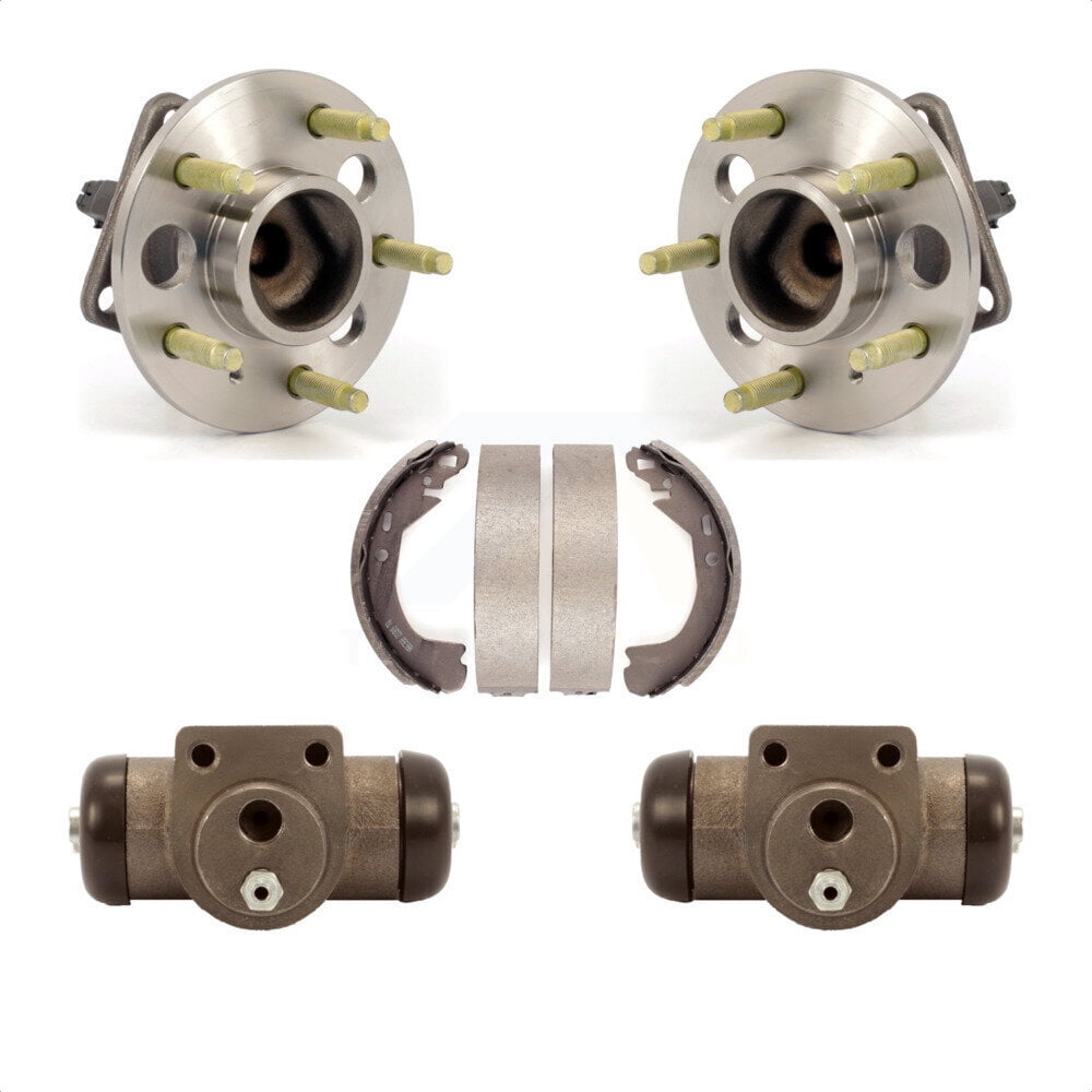 Transit Auto Rear Wheel Cylinders and Drum Shoes Hub Bearing Assembly ...