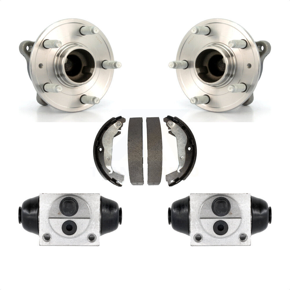 Transit Auto Rear Wheel Cylinders and Drum Shoes Hub Bearing Assembly ...