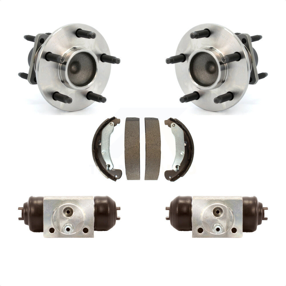 Transit Auto Rear Wheel Cylinders and Drum Shoes Hub Bearing Assembly ...