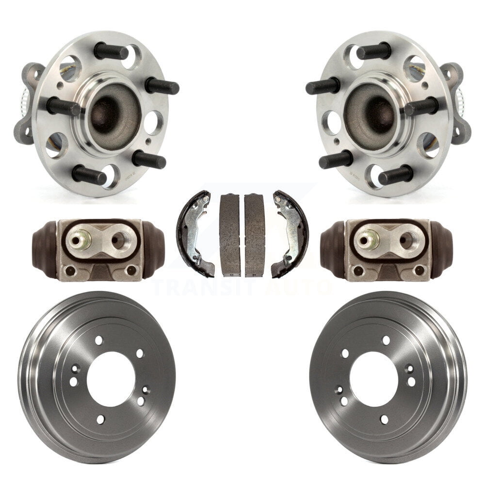 Transit Auto Rear Wheel Cylinders and Drum & Shoes Hub Bearing Assembly ...