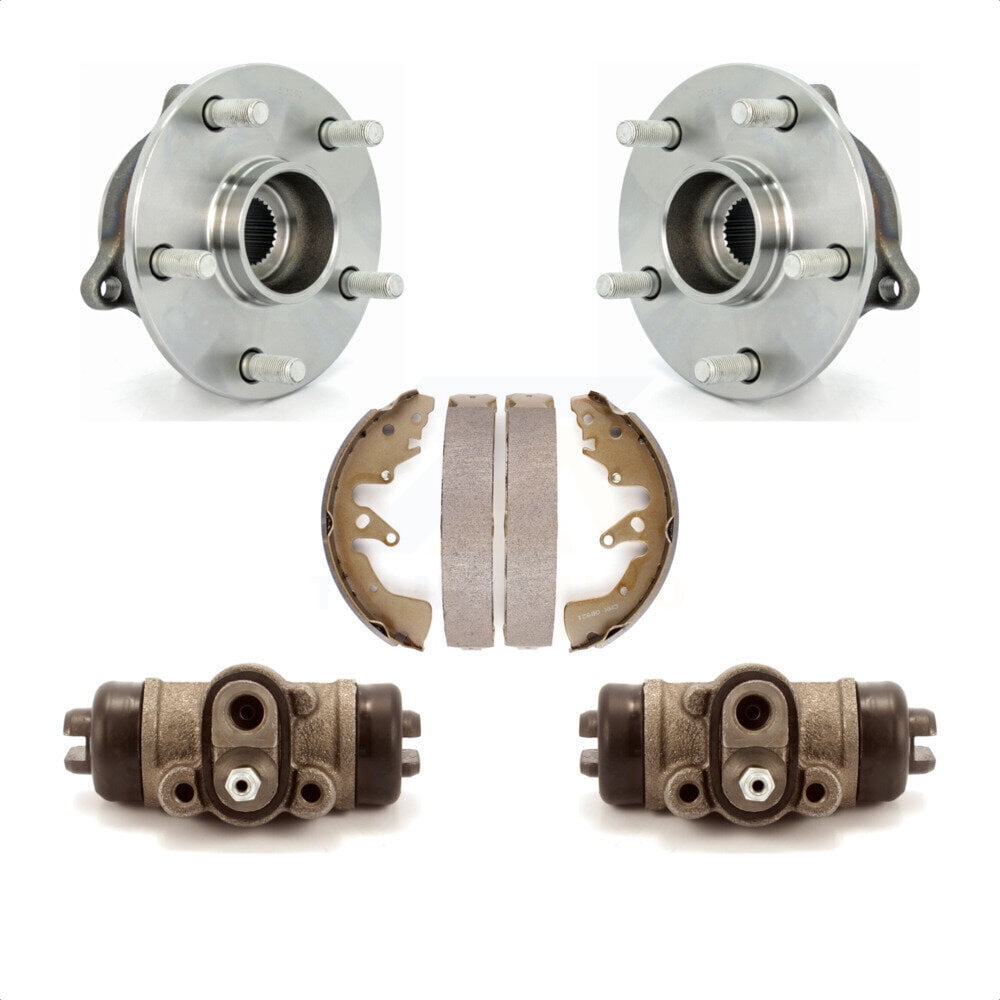 Transit Auto Rear Wheel Cylinders and Drum Shoes Hub Bearing Assembly ...