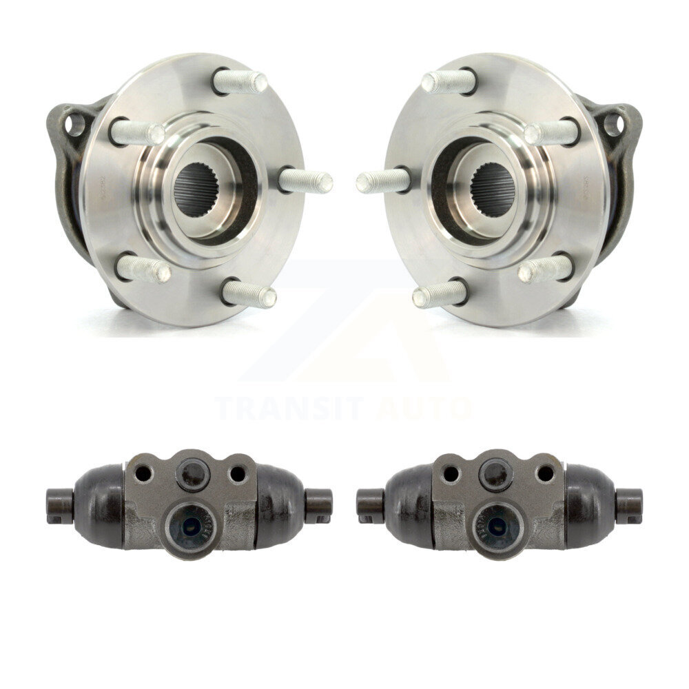 Transit Auto Rear Wheel Cylinders and Hub Bearing Assembly Kit for Car ...