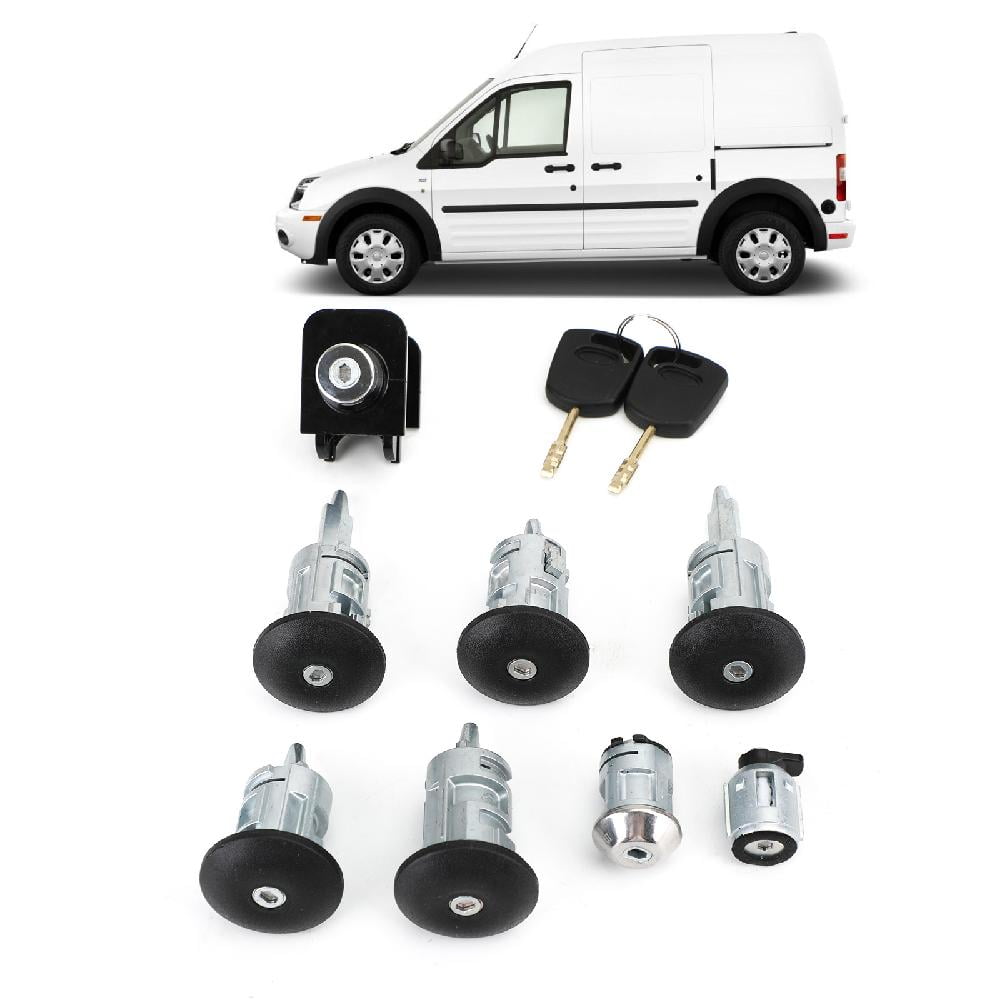 Transit Connect Lock Set Fit For 02-07 Ford With Bonnet Fuel Door Lock ...
