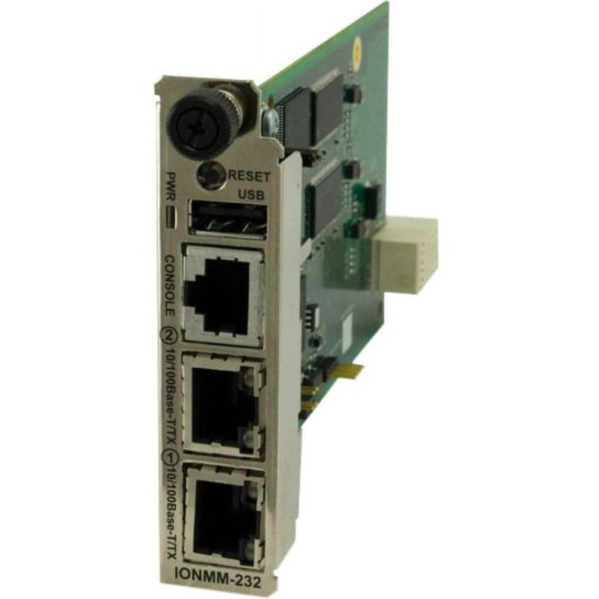Transition Networks Management Module for thef ION Chassis RS232 RJ-45 ...
