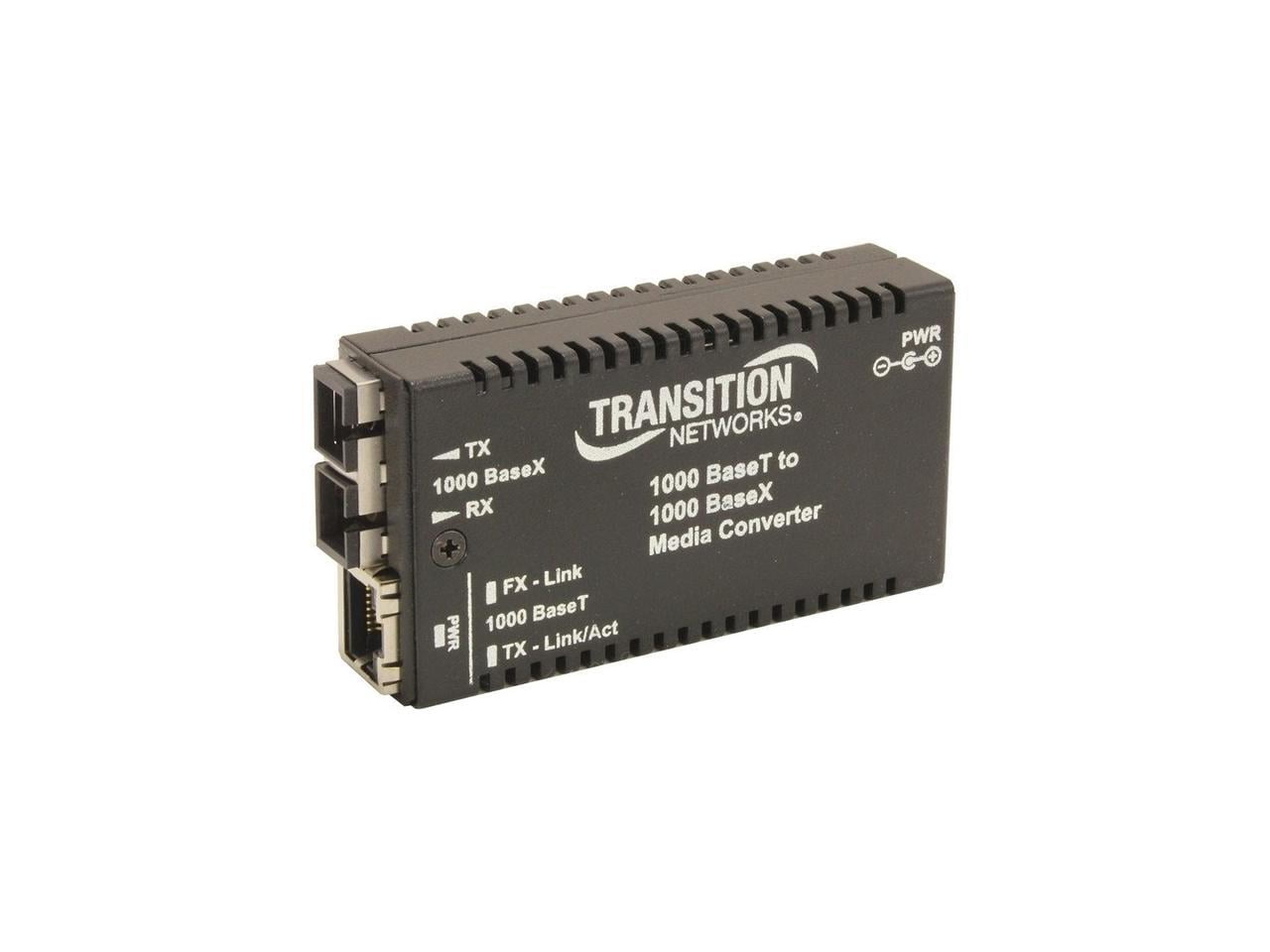 Transition Networks Mini Gigabit Ethernet Media Converter - Walmart.com