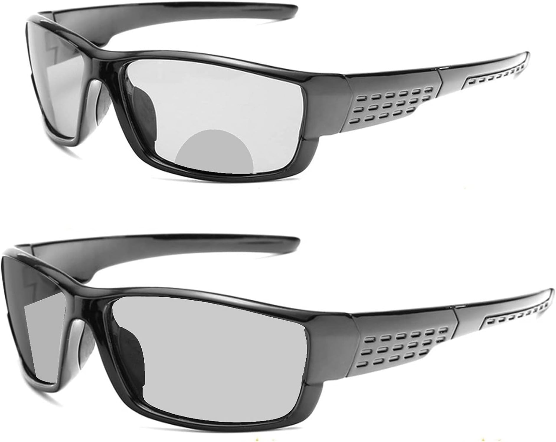 Transition Photochromic Bifocal Reading Glasses Men Safety Sports ...