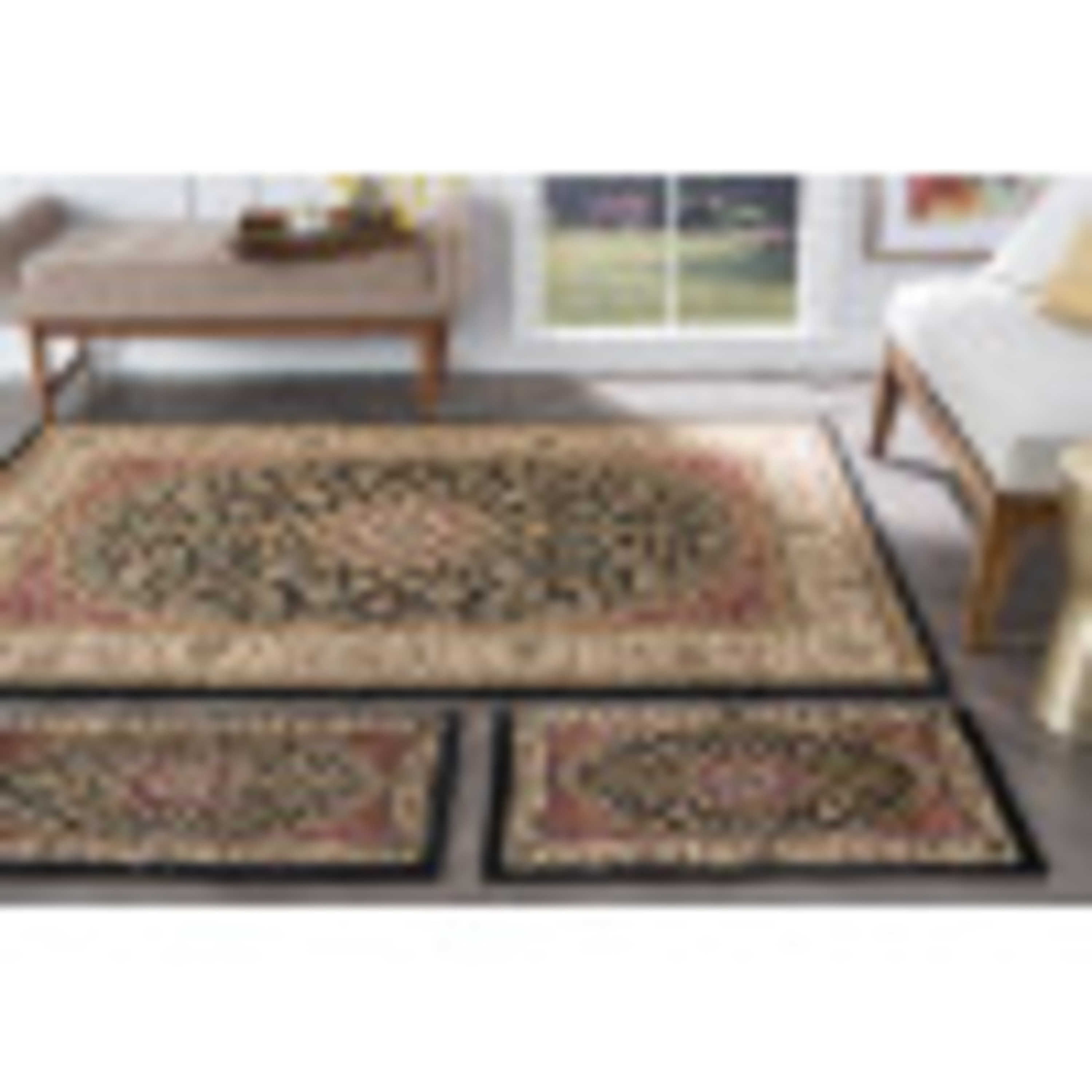 Transitional Area Rug (3-Piece Rug Set: (5' x 7', 20'' x 60'', 20'' x ...