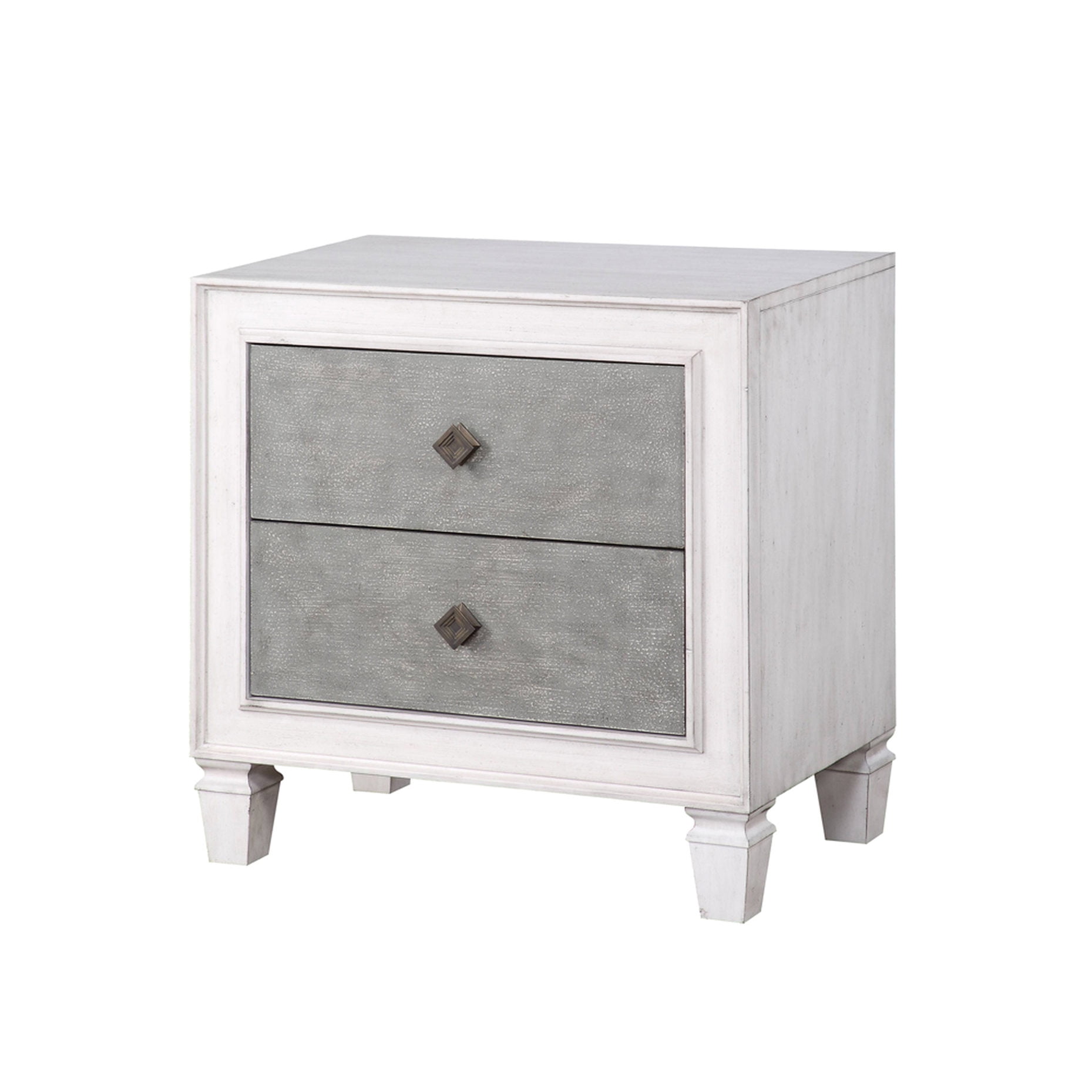 Transitional Design Night Stand | Smooth Operation of Drawers | Built ...