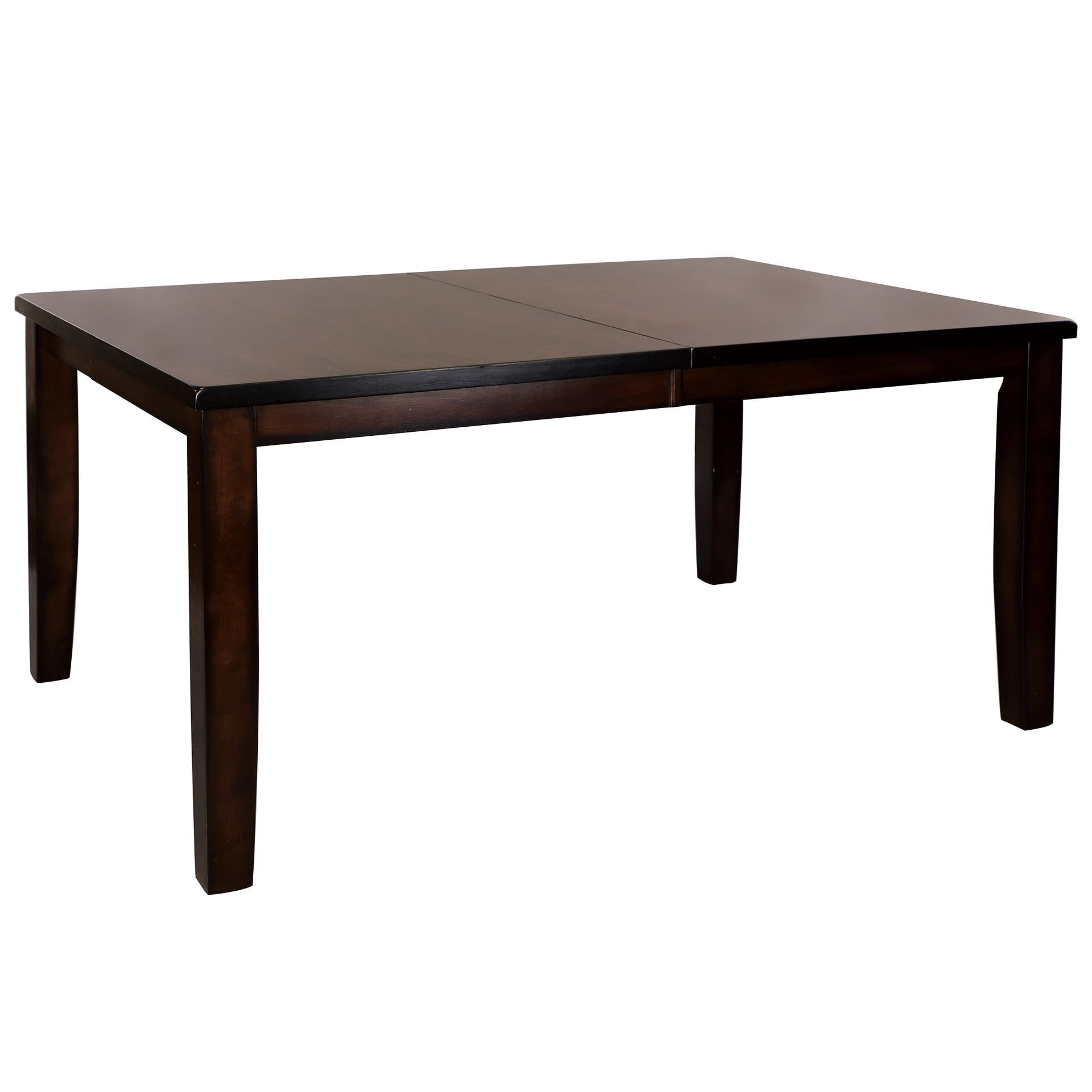 Transitional Dining Table With Mango Veneer Wood, Cherry Finish ...
