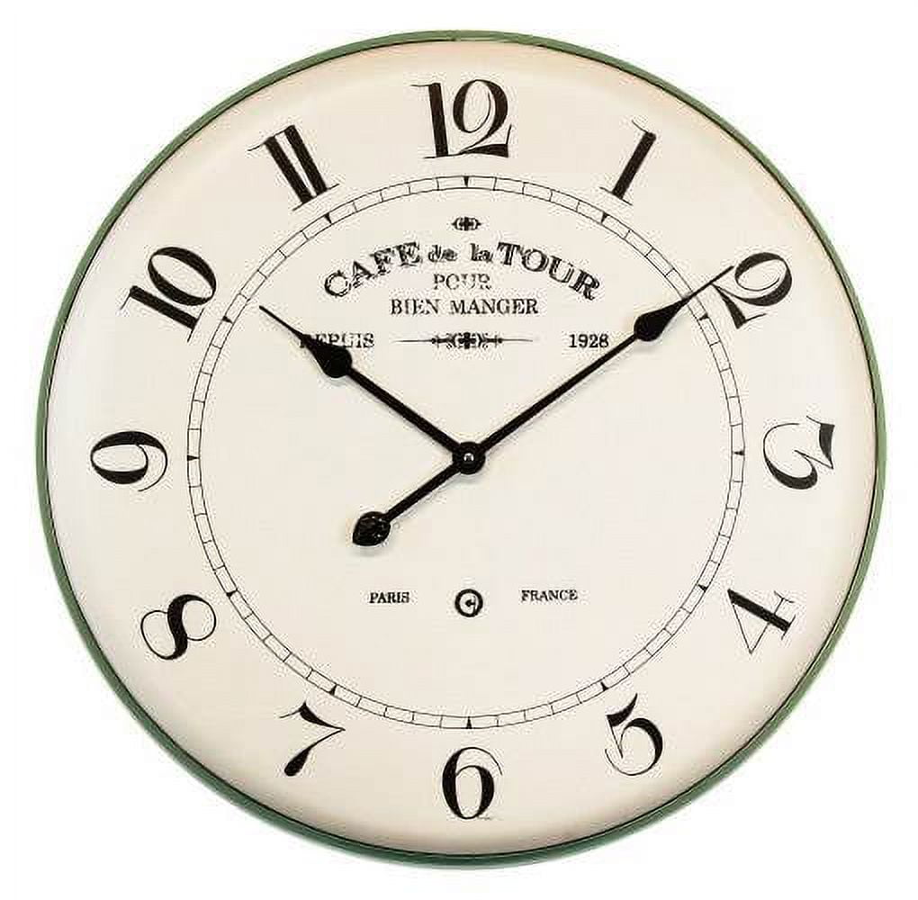 Transitional French Cafe Wall Clock - Walmart.com