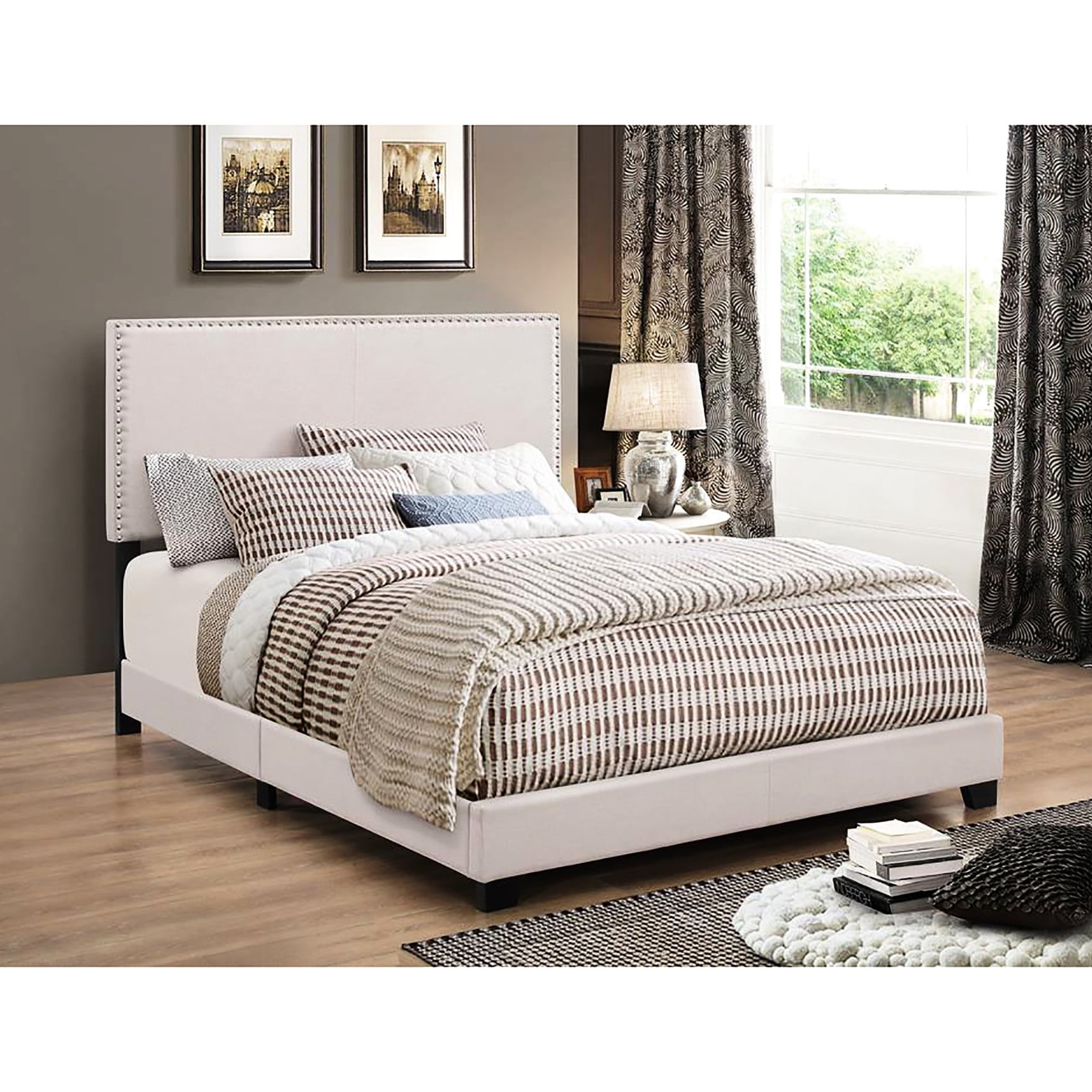 Transitional Panel Design - Adaptable Bed Style - Bedroom Design ...