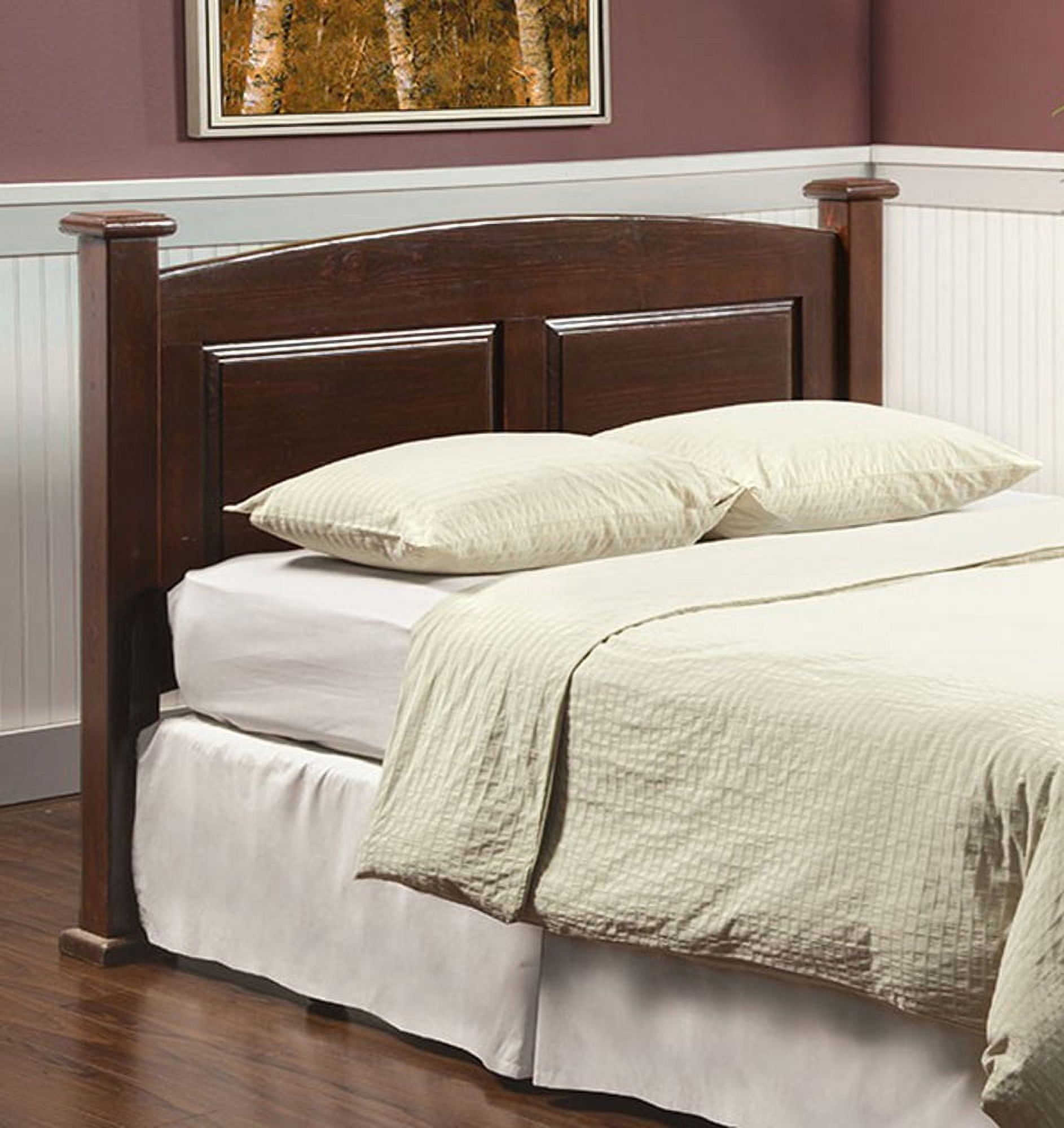 Buffalo Transitional Solid Wood Head Board, Dark Cherry - Walmart.com
