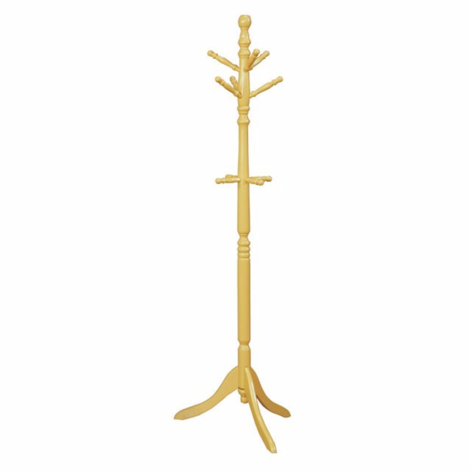 Transitional Style Coat Rack, Yellow - Walmart.com