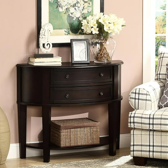 Transitional Style Demilune Console Table / Add Artistic Elegance to ...