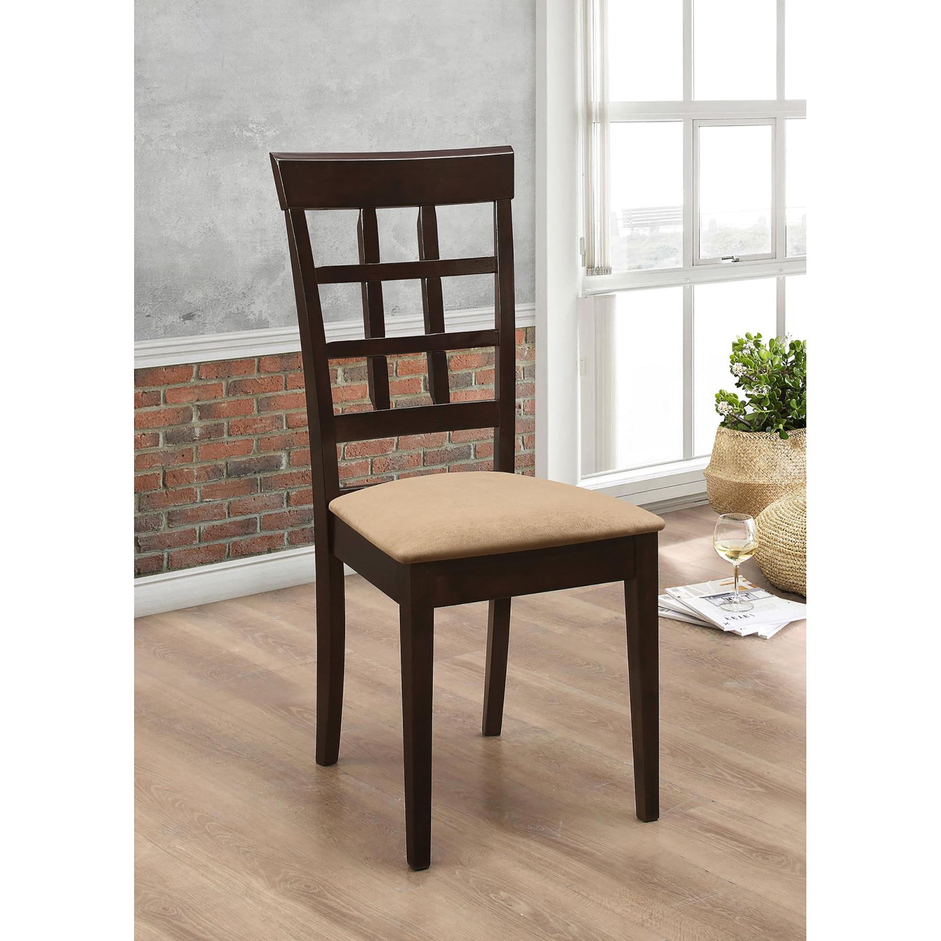 Transitional Style Dining Side Chairs | Supportive Back for Extended ...