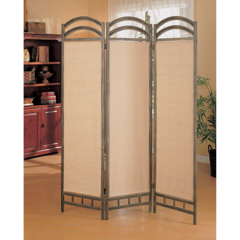 Transitional Style Wooden Folding Screen, Gray - Walmart.com