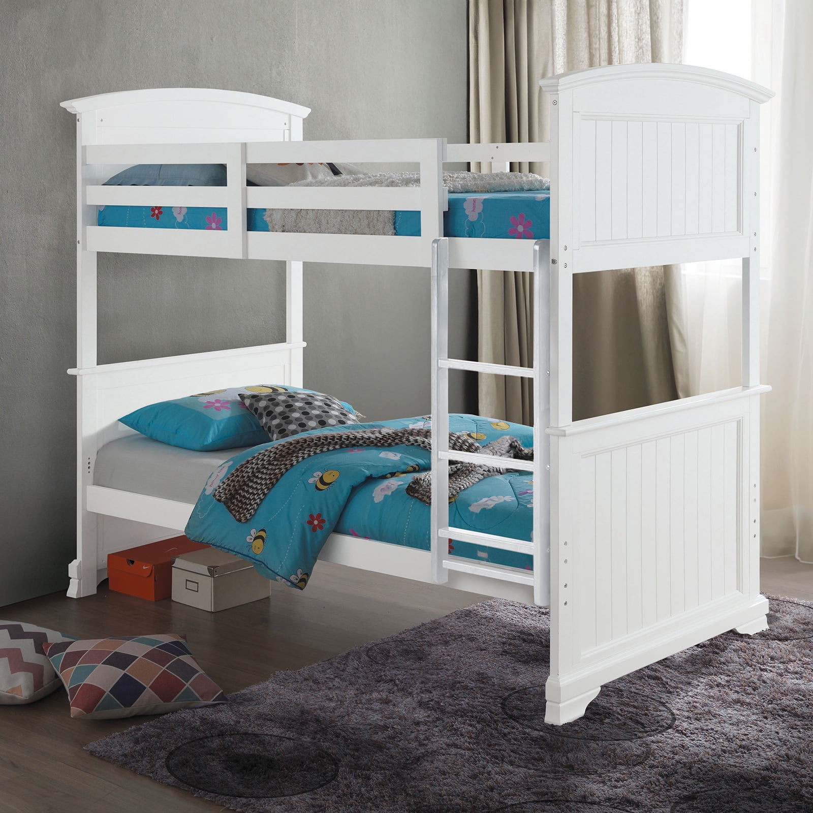 Transitional Wood Bunk Beds - Twin/Twin & Full/Full Configurations ...