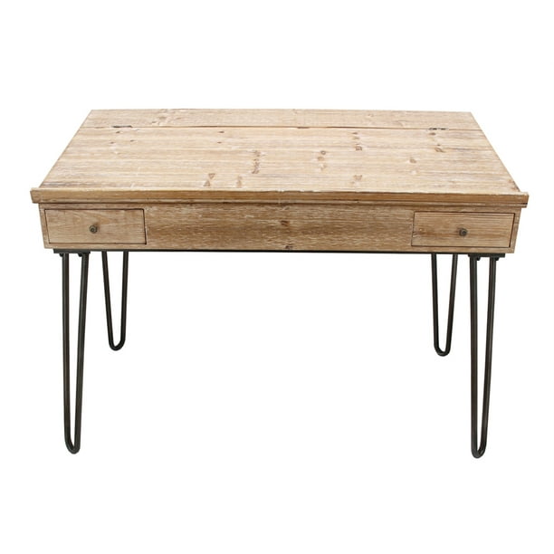 Transitional Wooden Writing Table With Lift Top, Brown - Walmart.com
