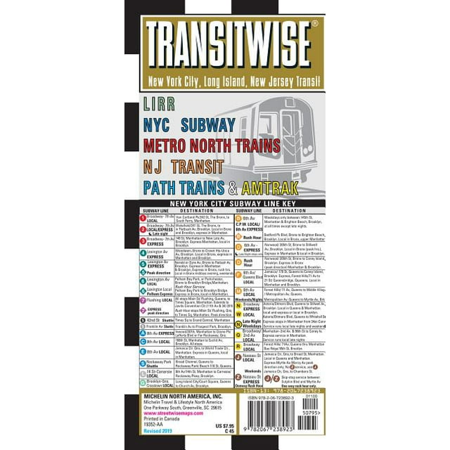 Transitwise New York, New Jersey Metro Transit Map : LIRR NYC Subway ...