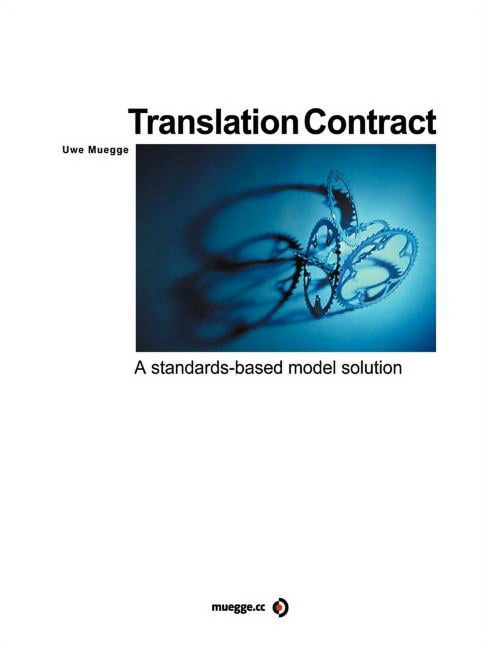 Translation Contract (Paperback) - Walmart.com
