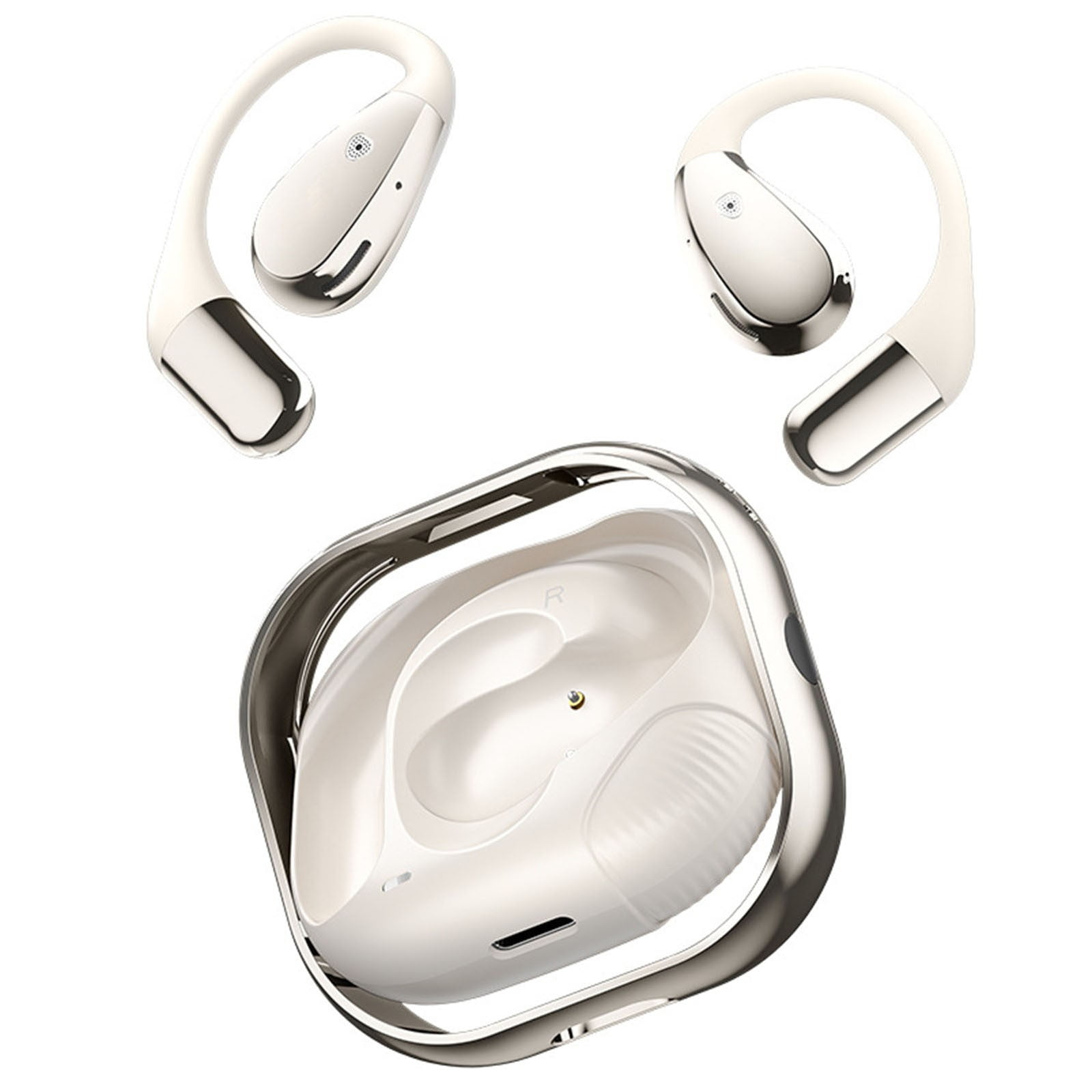 Translation Headphones AI Language Translator Earbuds Open-Ear Wireless ...