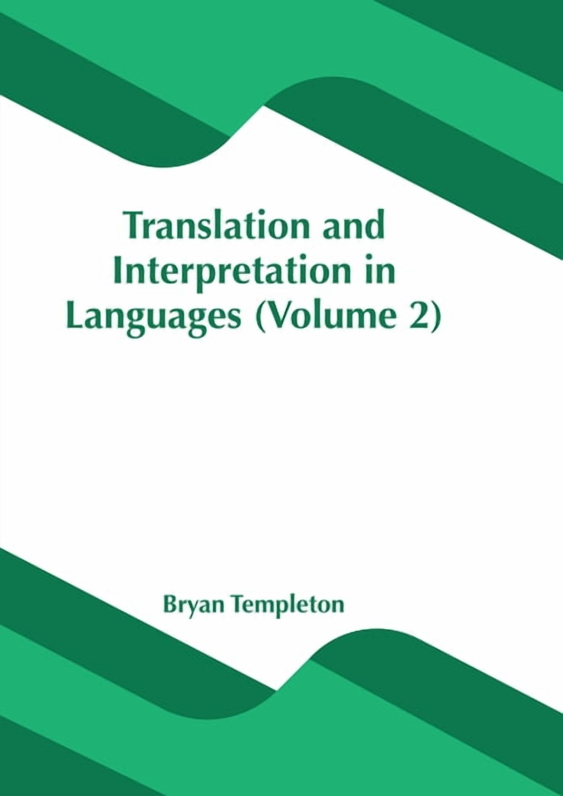Translation and Interpretation in Languages (Volume 2) (Hardcover ...