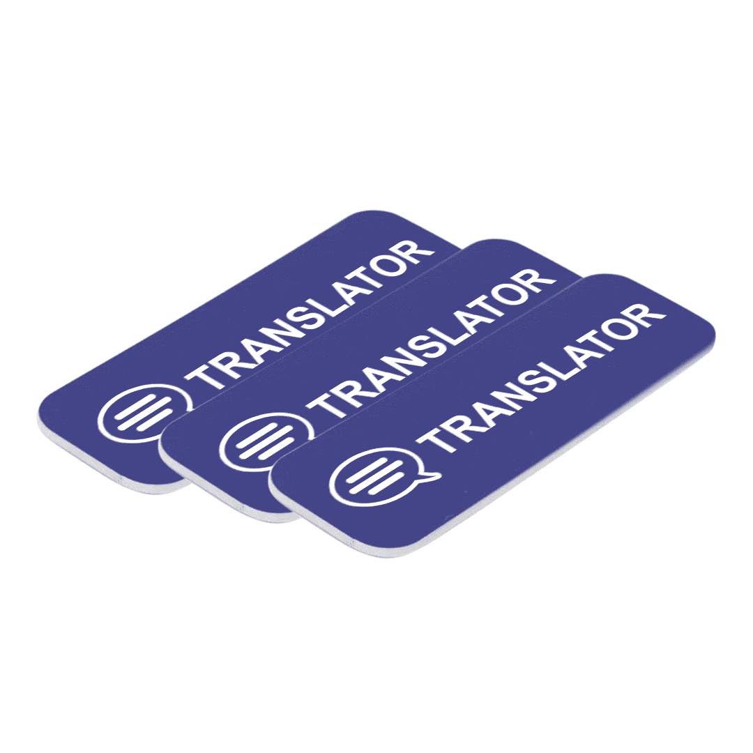 Multilingual Staff Badge & ID Holders for Commercial Settings - Walmart ...