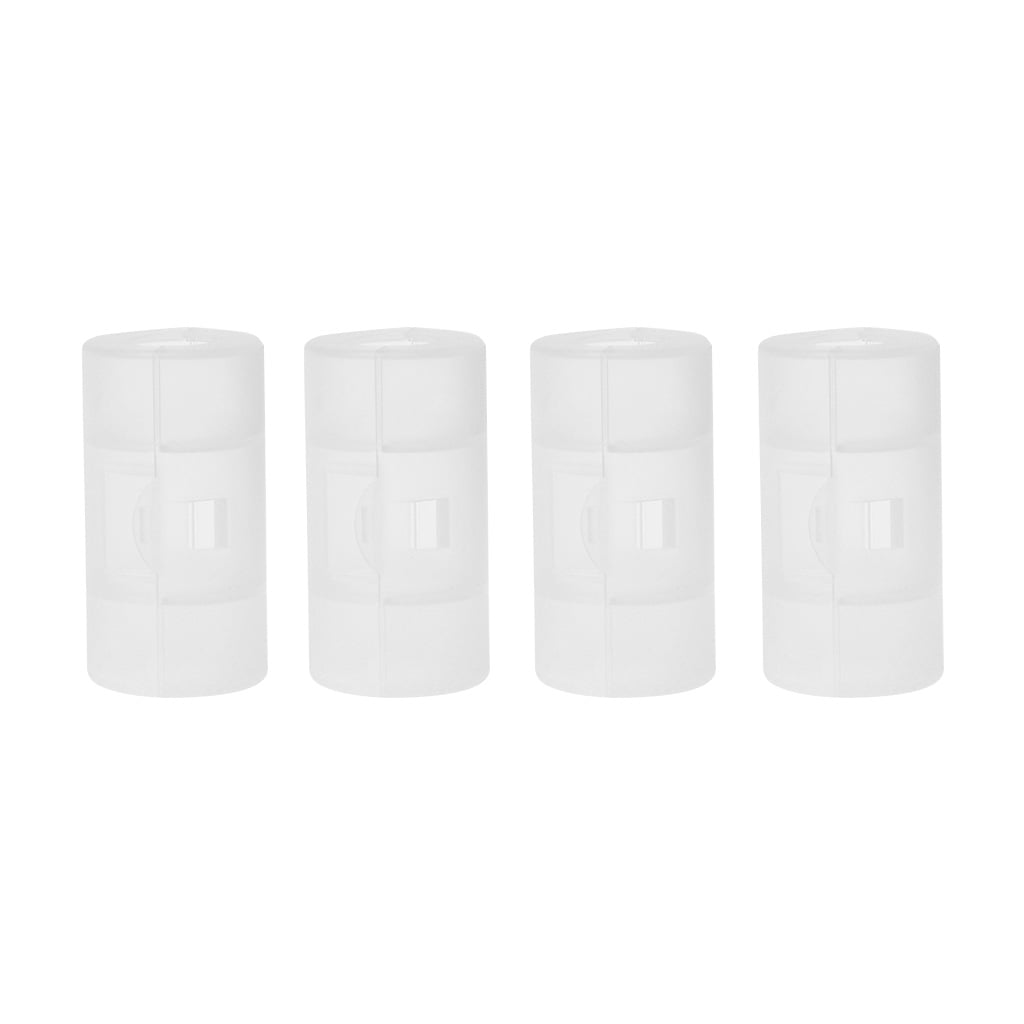 Translucent AA To C Size Cell Battery Converter Adaptor Holder for Case ...